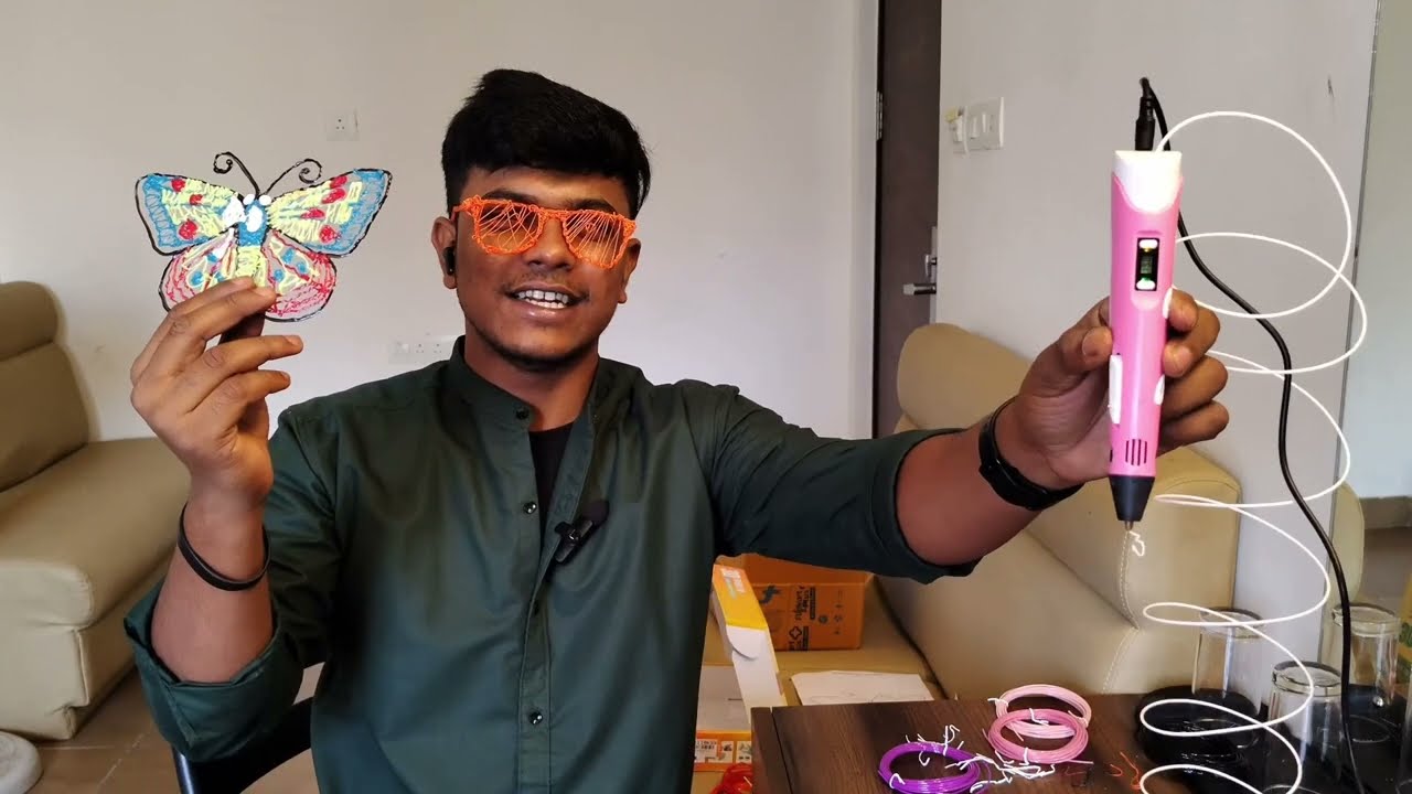 3d Pen Butterfly & Sunglasses Creations Tutorial Video | - YouTube