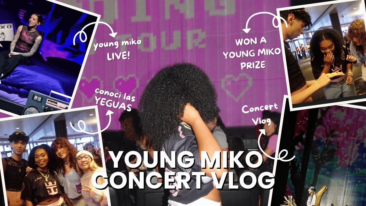CONCERT VLOG 🎤 | young miko concert, conoci las YEGUAS, and recap - YouTube