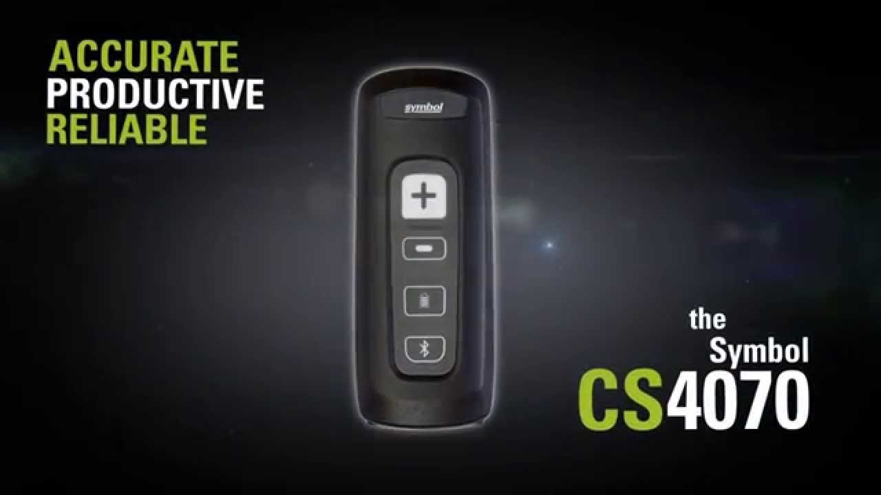 Motorola Symbol CS4070-SR Barcode Scanner - YouTube