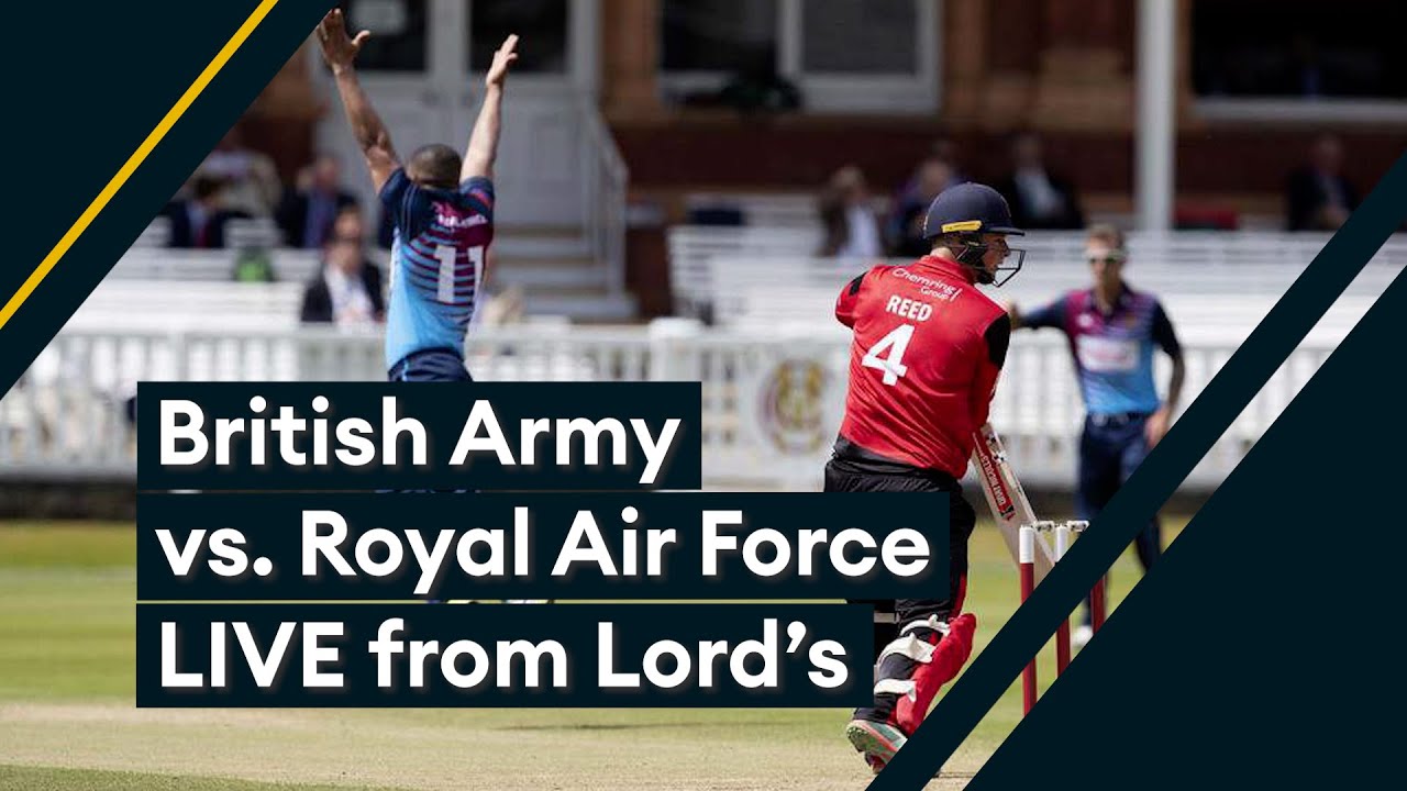 LIVE Inter Services T20 Cricket from Lord's: British Army v Royal Air ...