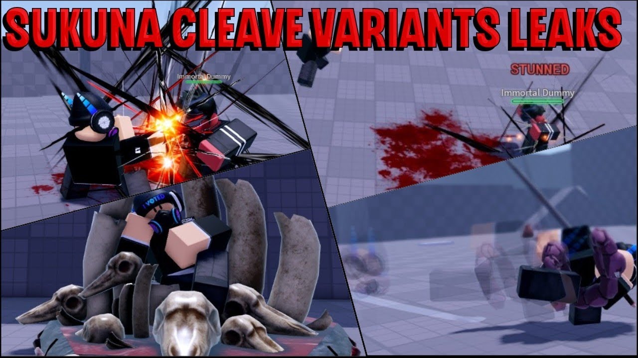 New Sukuna Cleave Variants and Toji Afterimage Effects Leaks - YouTube