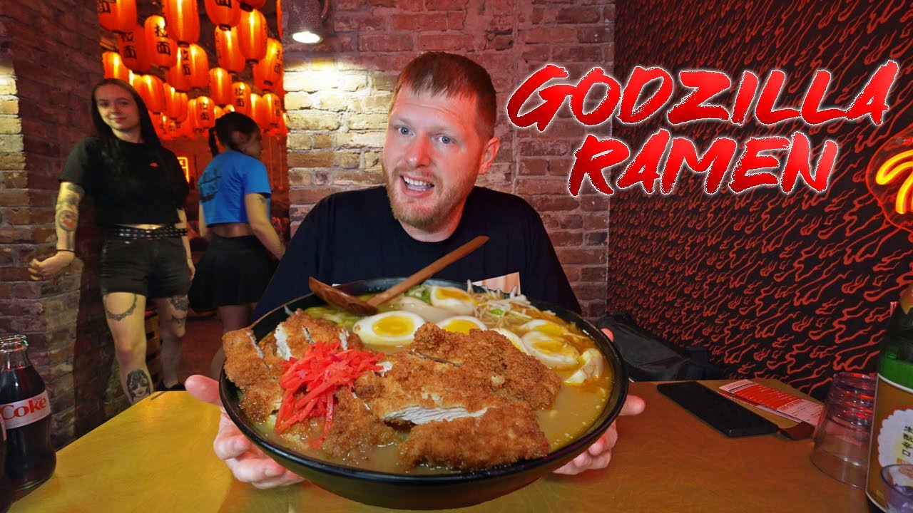"DON'T DO IT!" THIS GODZILLA RAMEN CHALLENGE IS NOT FOR THE FAINT OF ...