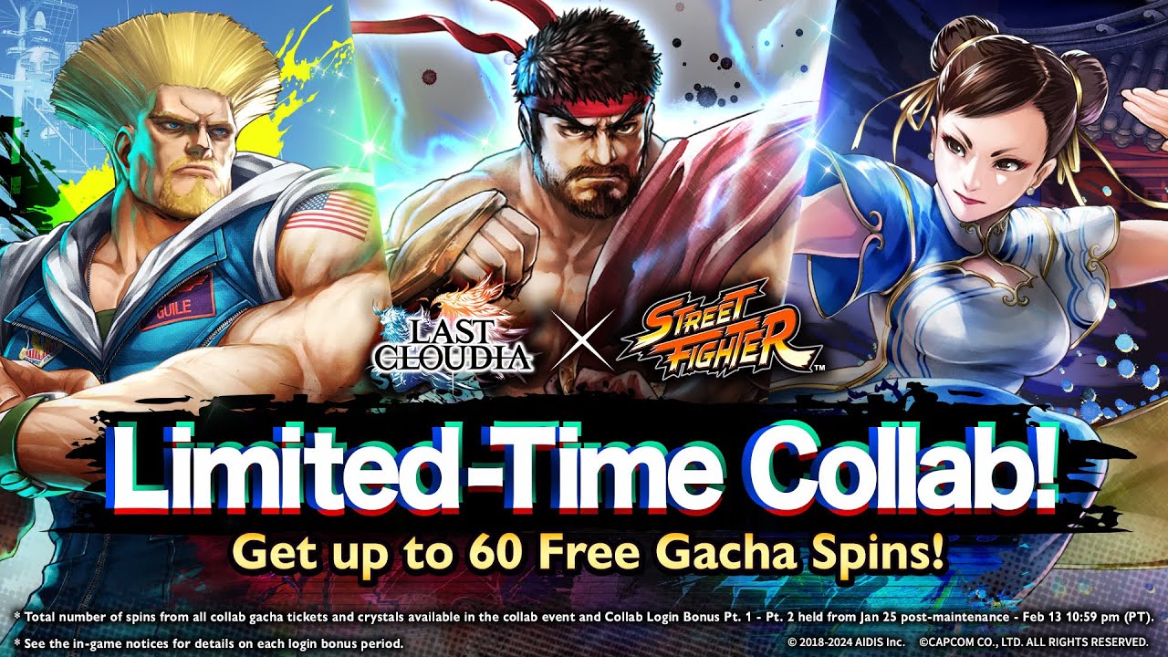 Last Cloudia x Street Fighter Collab Official Trailer - YouTube