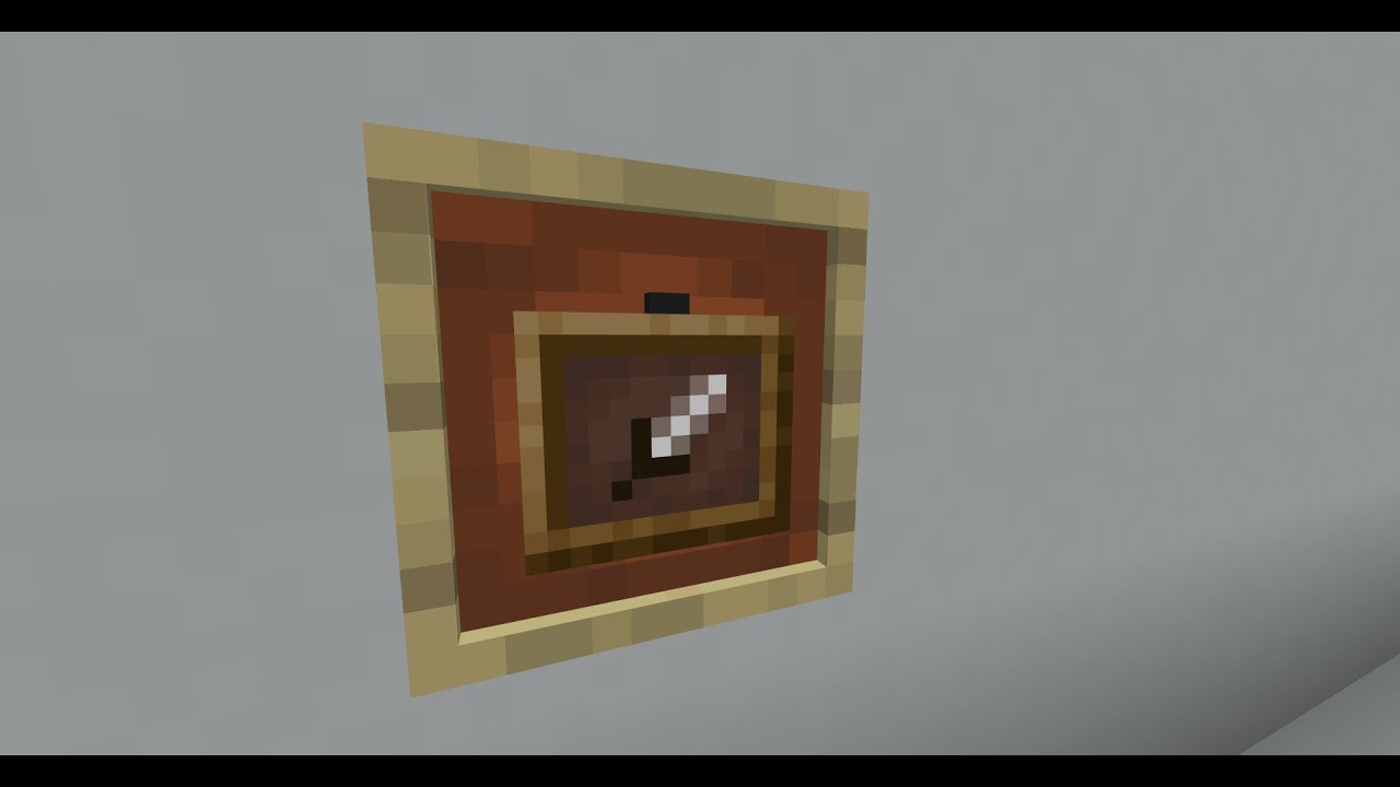 #54 Cómo hacer un marco en Minecraft - YouTube
