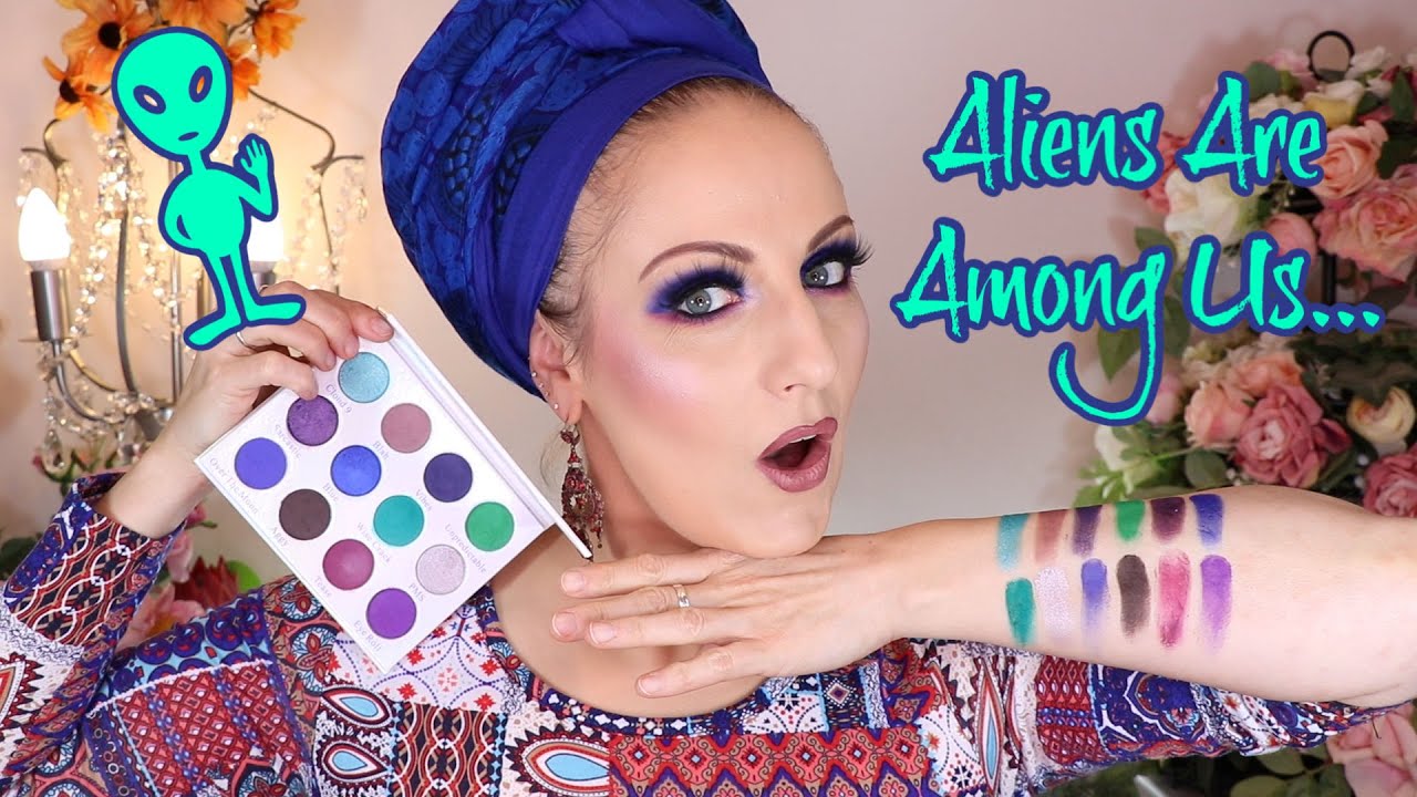 Alien Cosmetics | Moody Palette | Review, Looks & Swatches - YouTube