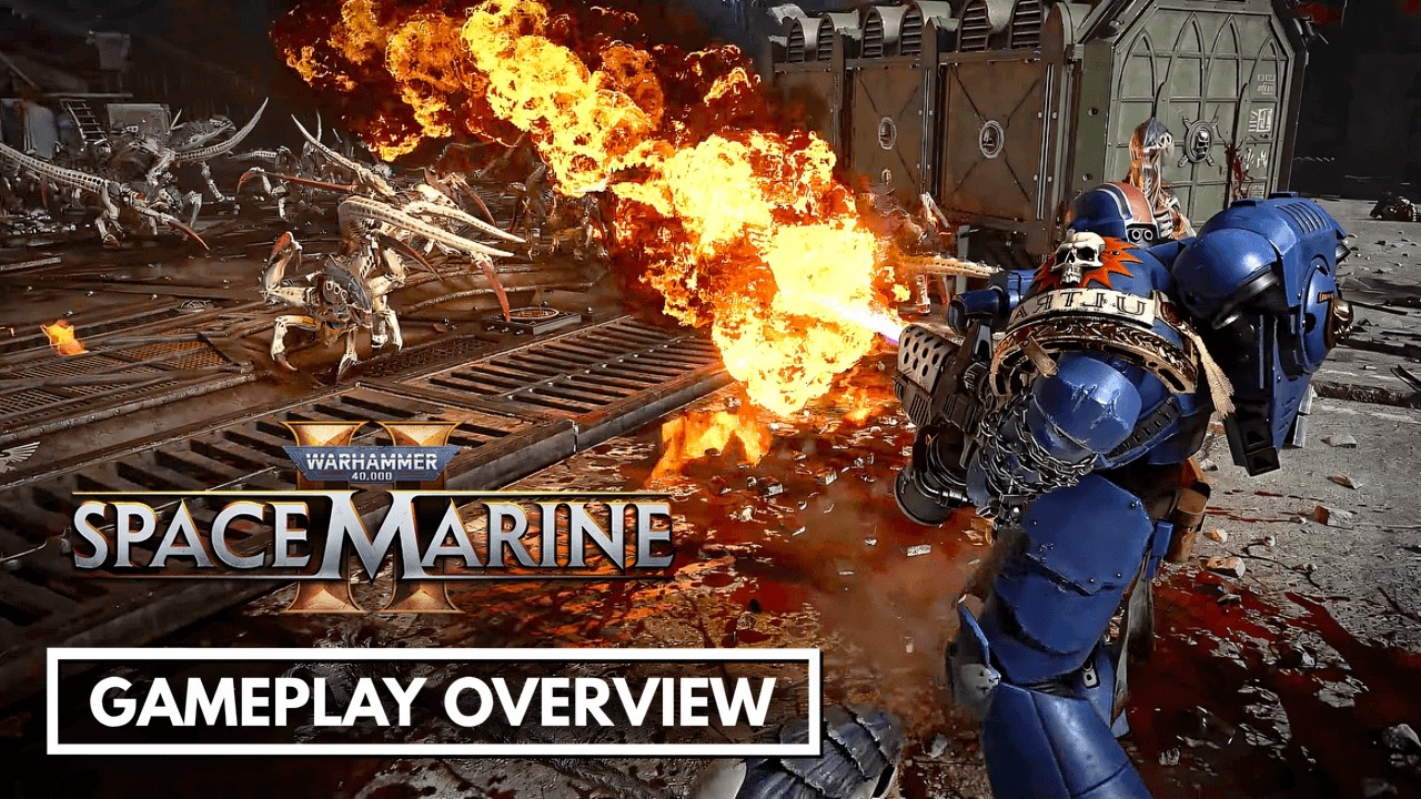 Warhammer 40,000: Space Marine 2 - Official Gameplay Overview Trailer ...