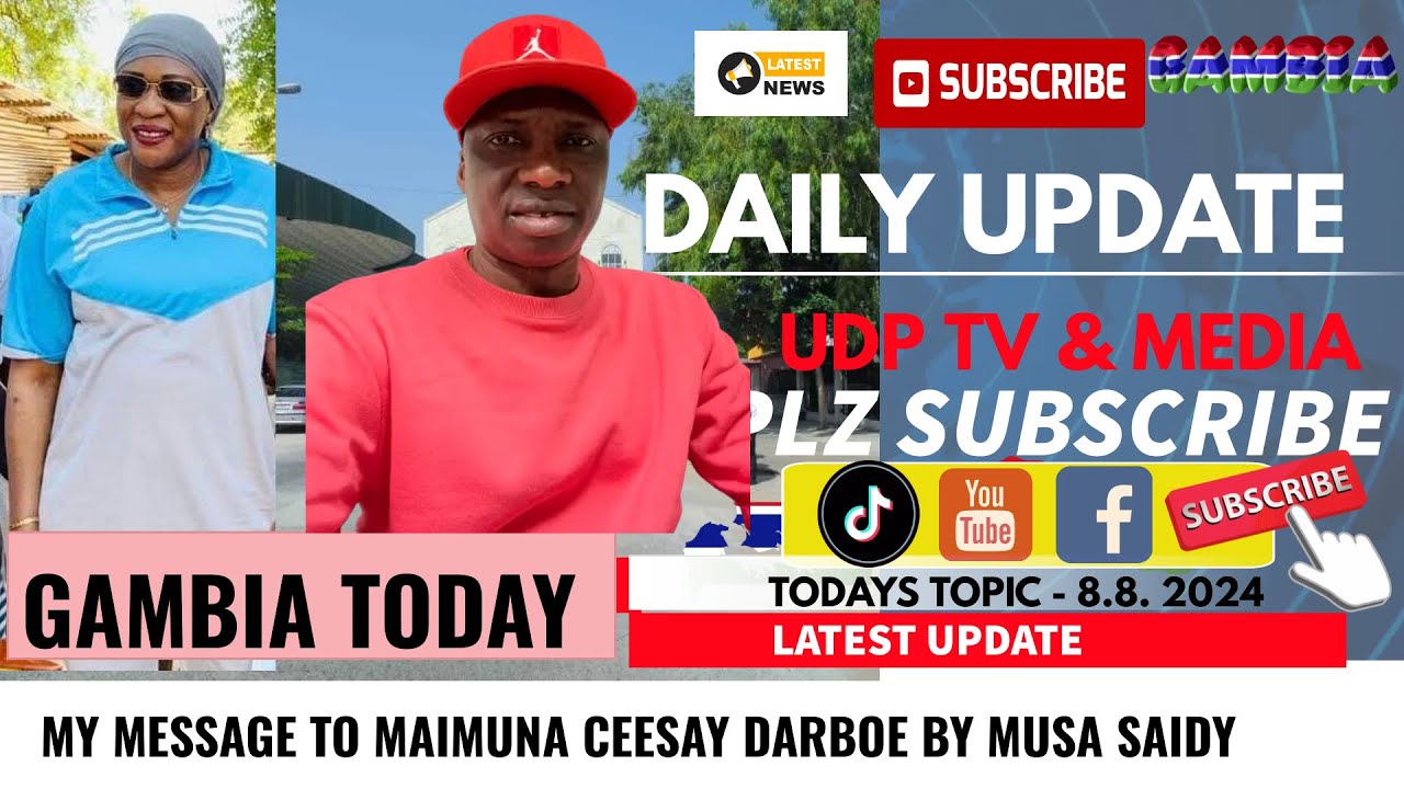 MY MESSAGE TO MAIMUNA CEESAY DARBOE BY MUSA SAIDY - YouTube