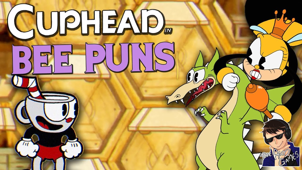BEE PUNS!!! - Cuphead Expert Mode Gameplay - Funny Highlights - YouTube