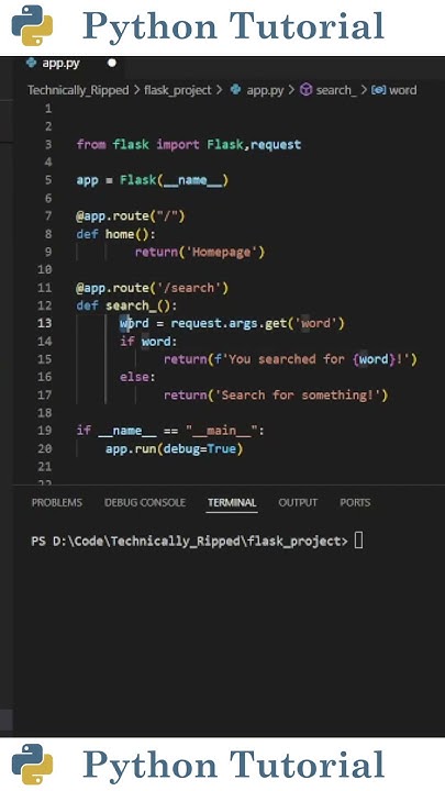 Flask Query Variables Explained | Python Tutorial - YouTube