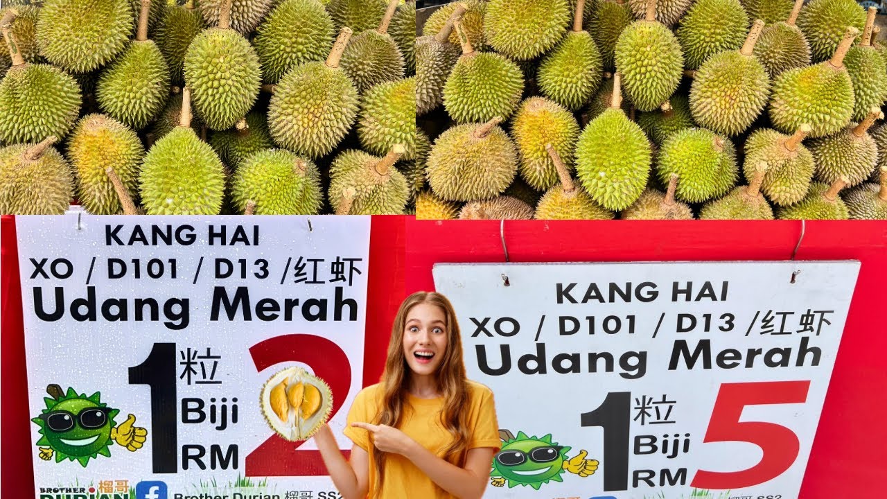 Durian murah sebiji Rm2 ( Durian ss2 - YouTube