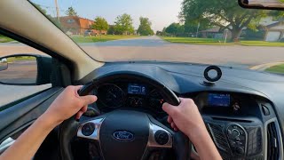 2012 Ford Focus SE Hatchback - Bright Road - POV Test Drive