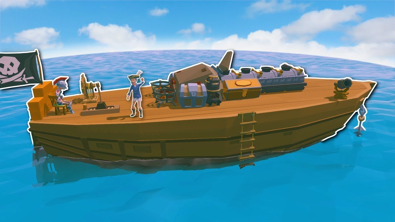 Ylands - STEAM ENGINE SHIP VOYAGE! - Ylands Multiplayer Gameplay & Ship ...