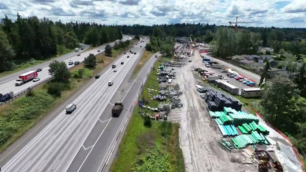 Federal Way Link Extension Flyover - Summer 2022 - YouTube