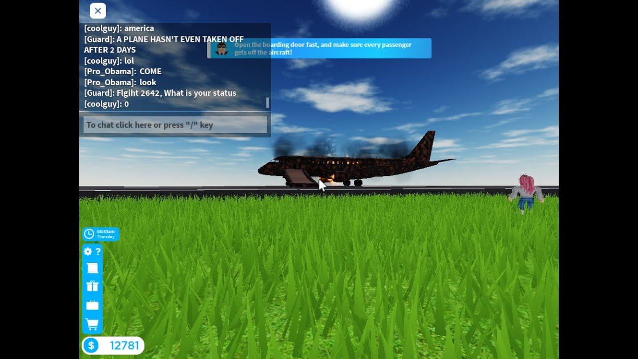 Roblox Cabin Crew Simulator Crash Landing Speedrun - YouTube