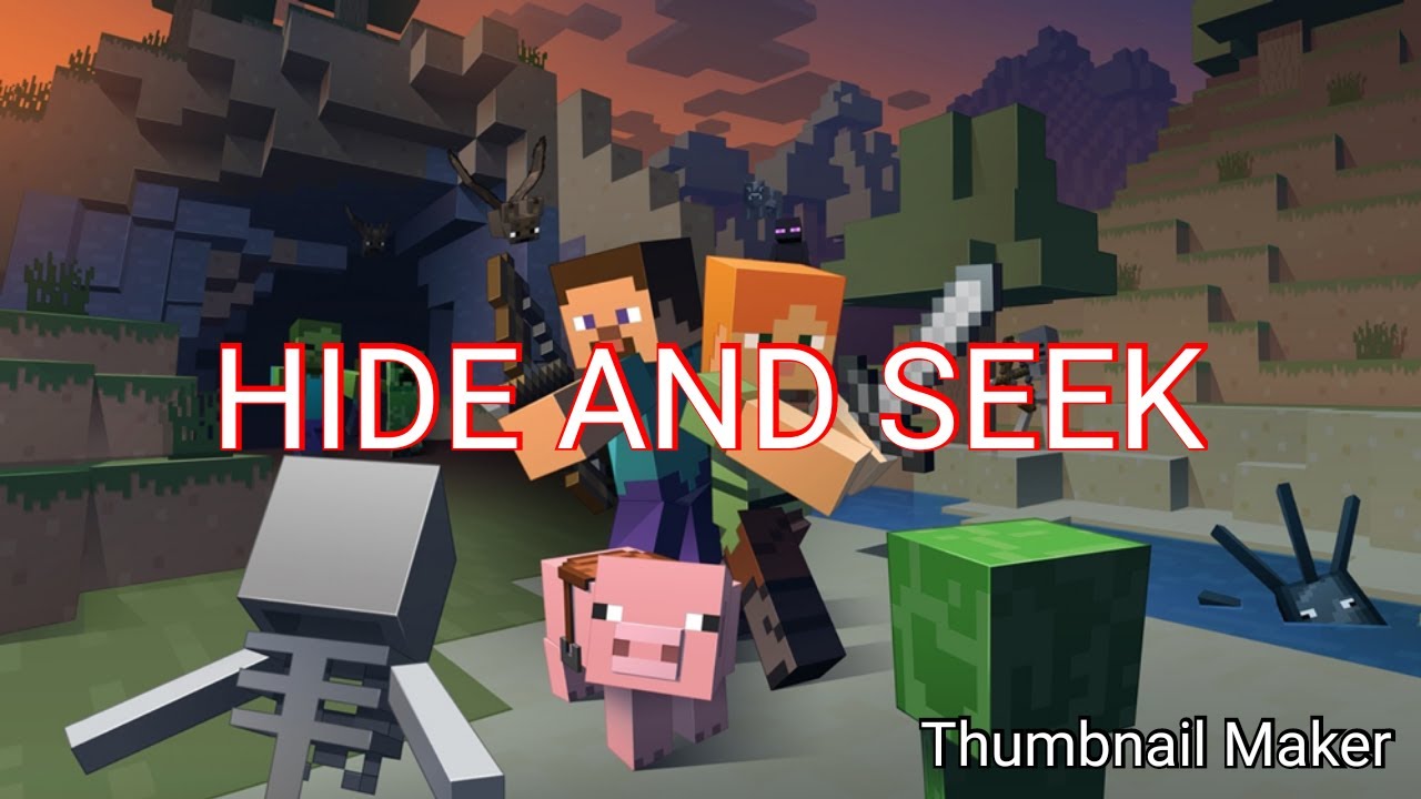 Hide and seek in minecraft - YouTube