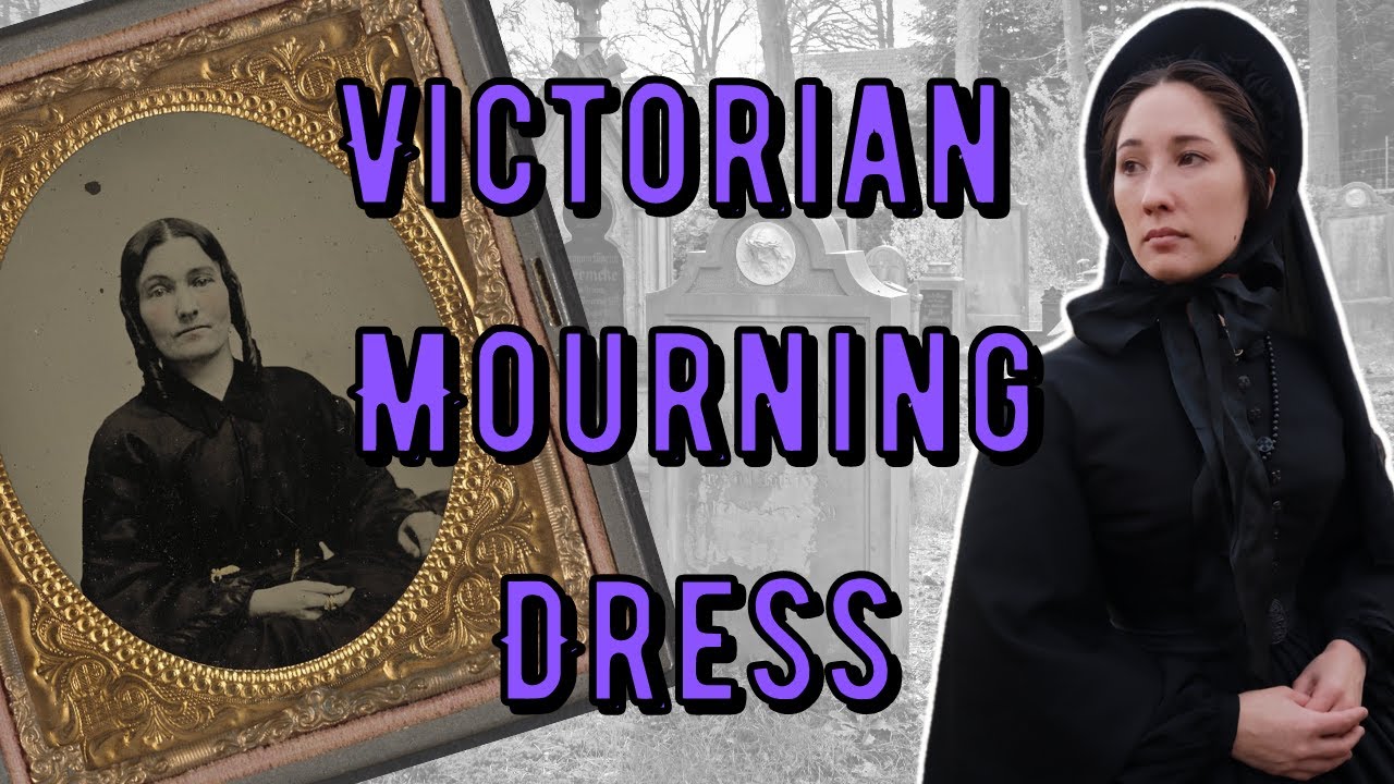 Dress Historian Analyzes Victorian Mourning Clothing of the Mid-19th ...