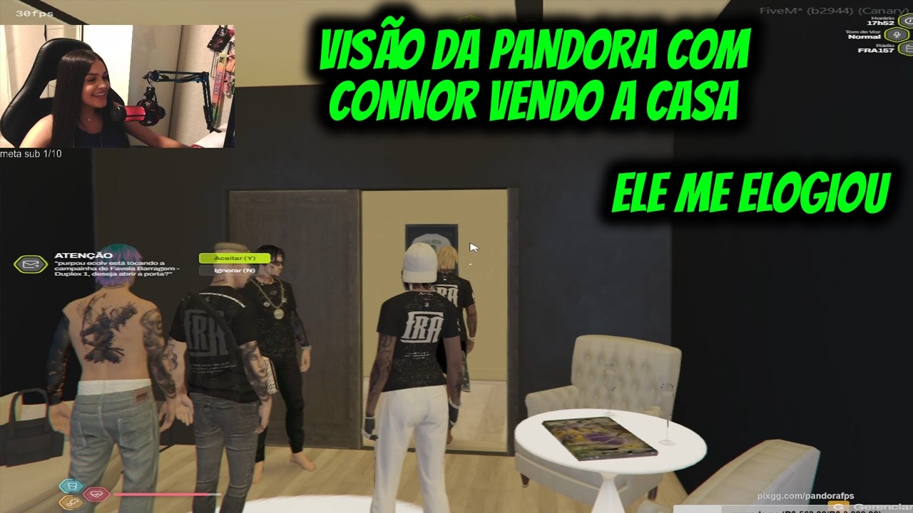 VISÃO DA PANDORA COM CONNOR VENDO A CASA - YouTube