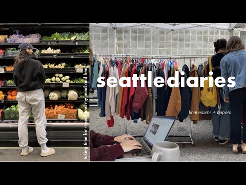seattle diaries | taking time for myself, flea markets & cooking at home