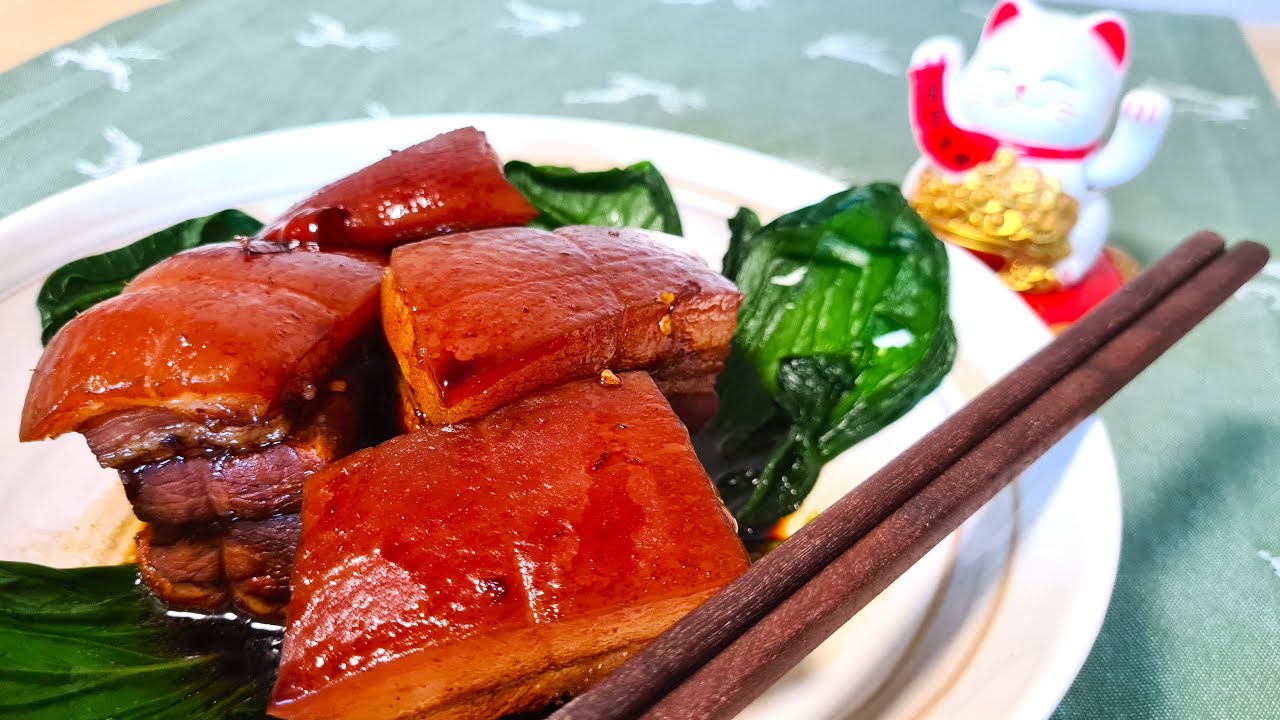 Rich and Tender Braised Pork Belly | Dong Po Rou | Chinese Recipe for ...
