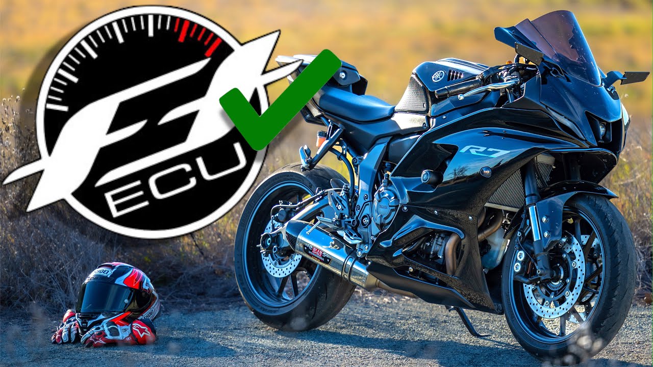 Yamaha R7 unrestricted FTECU tune installed! is it worth it? - YouTube
