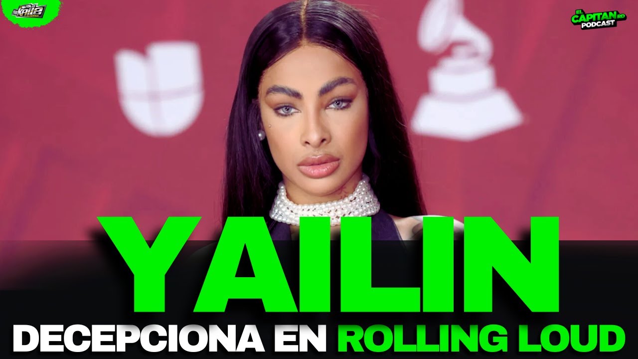 YAILIN DECEPCIONA EN FESTIVAL ROLLING LOUD AL CANTAR BING BONG - YouTube