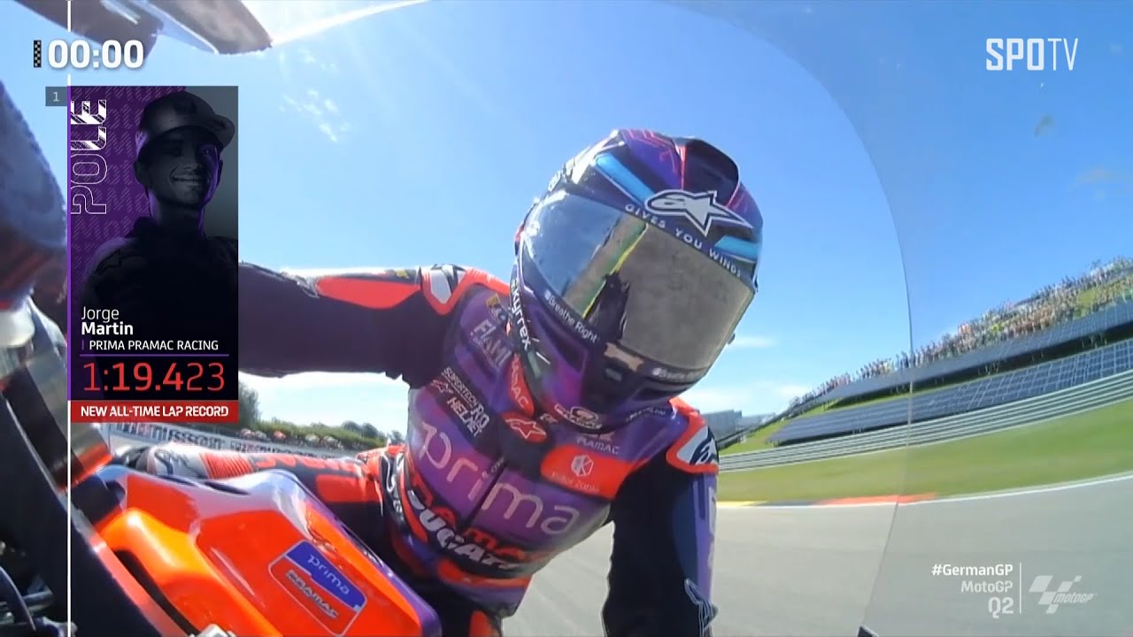 [MotoGP™] German GP - MotoGP Pole Position & Interview - YouTube