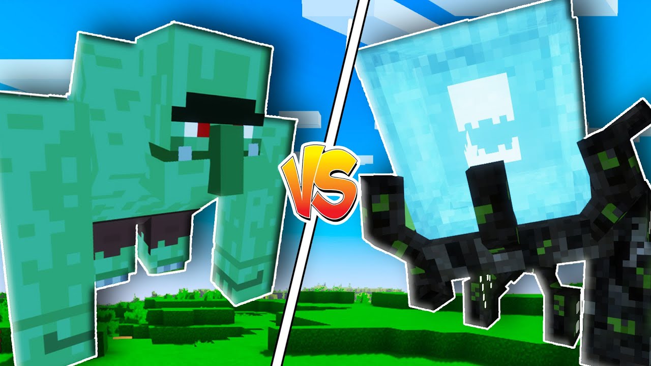 TROLLAGER VS SLUDGE LORD | Minecraft MOB BATTLE | PRIMITIVE MOBS VS ...