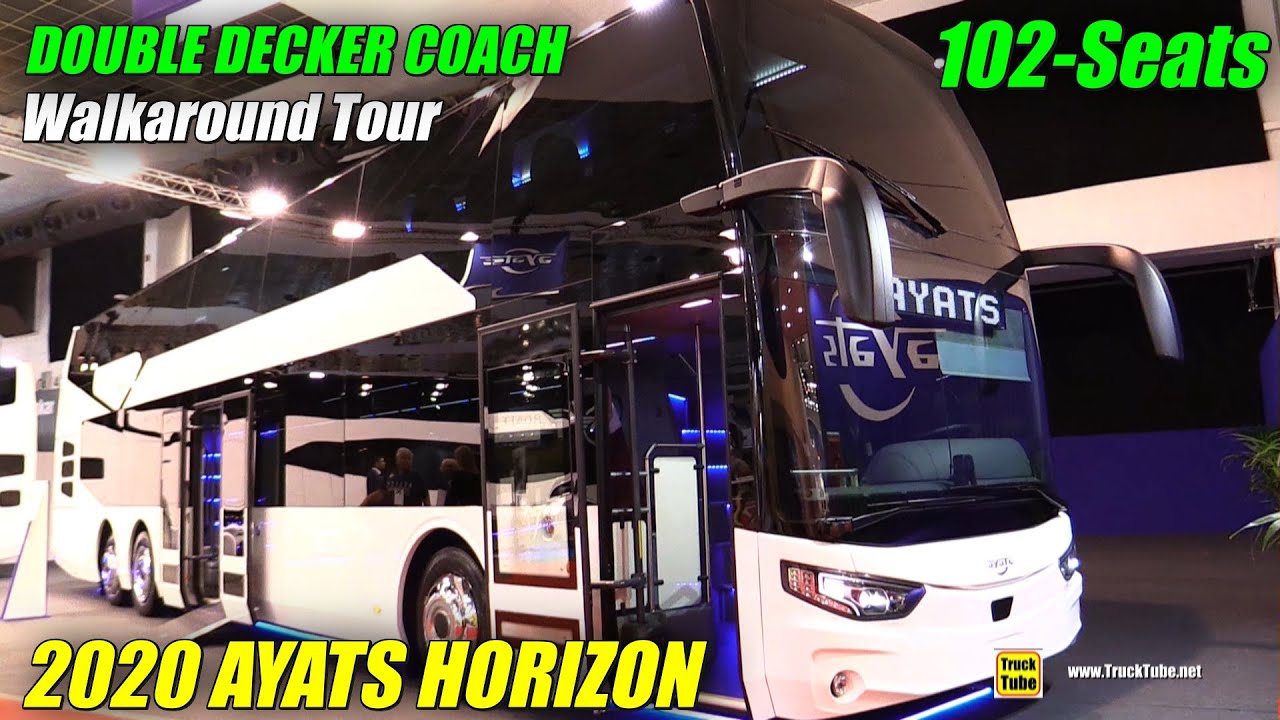 2020 Ayats Horizon Intercity 102-Seat Double Decker Bus - Exterior ...