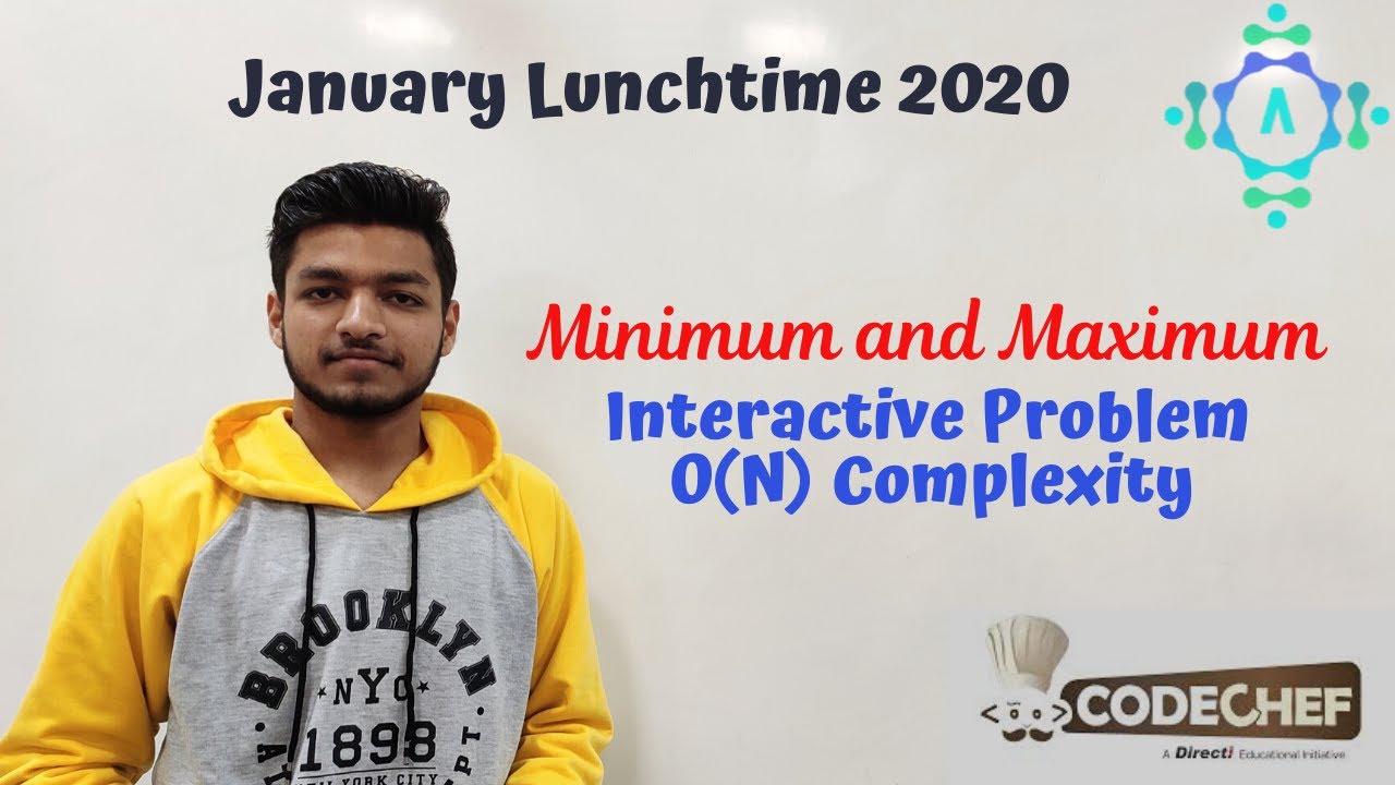 Minimum And Maximum Codechef Jan Lunchtime Solution Algorithm And 2407