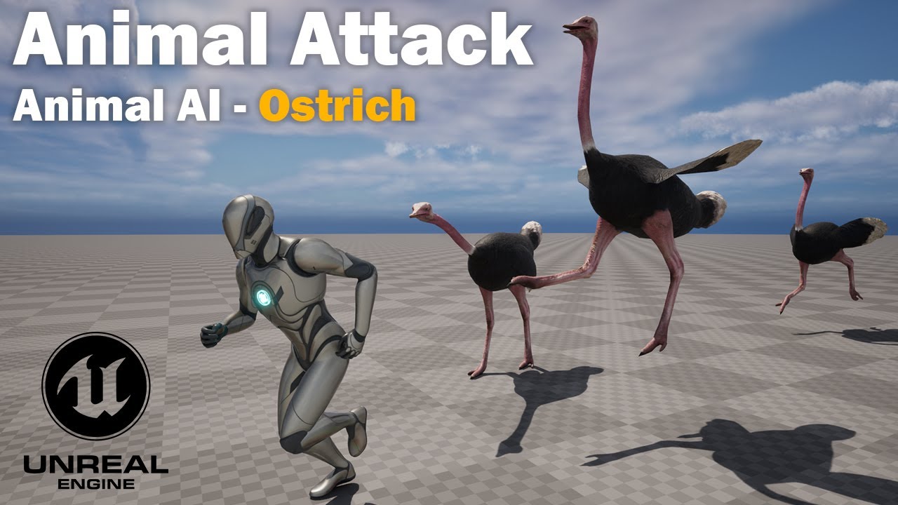 Animal Attack in Unreal Engine 5 - Ostrich AI Part 4 - YouTube