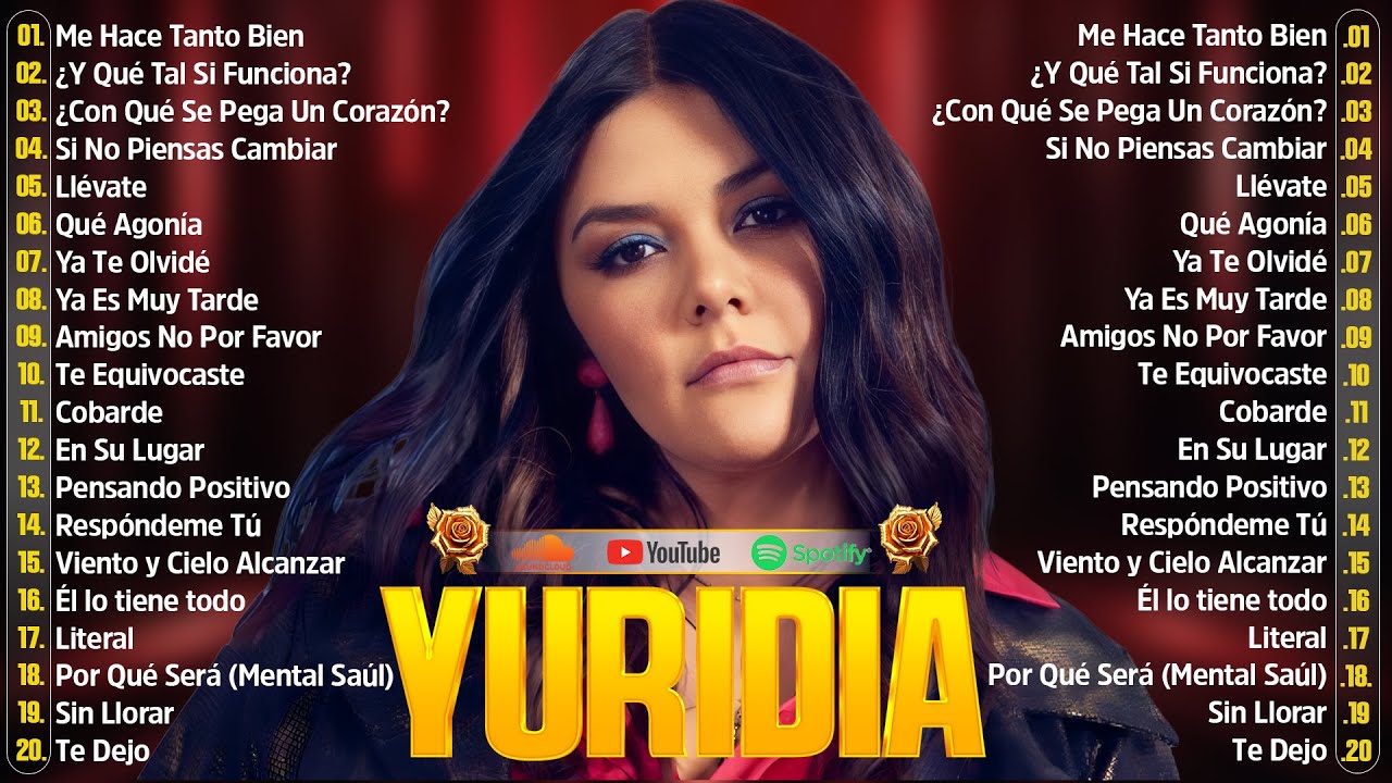 Las mejores canciones del álbum completo de Yuridia 2025 - YouTube