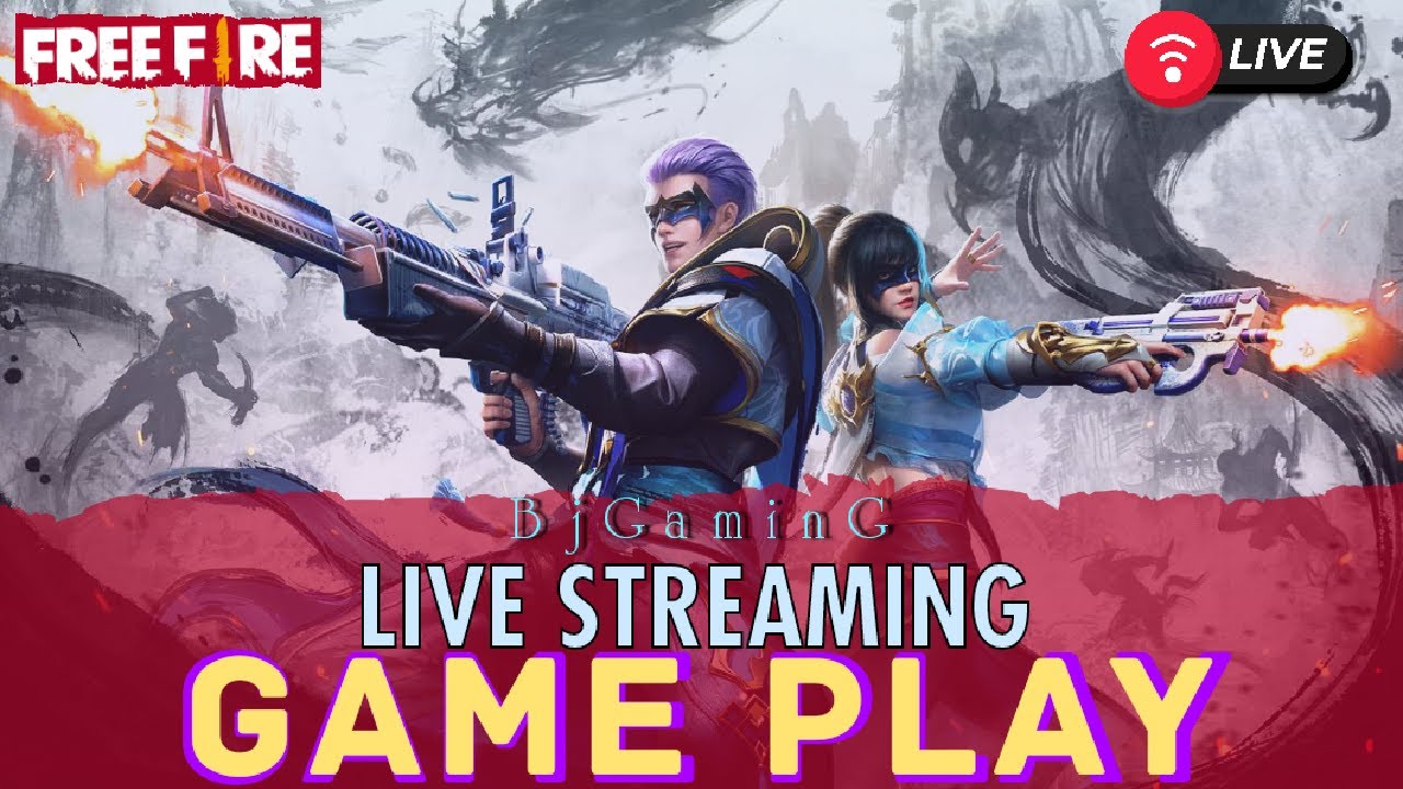 Free Fire Live 😀 FF Live🔥solo vs squad live streaming 🔥 BjGaminG Live ...