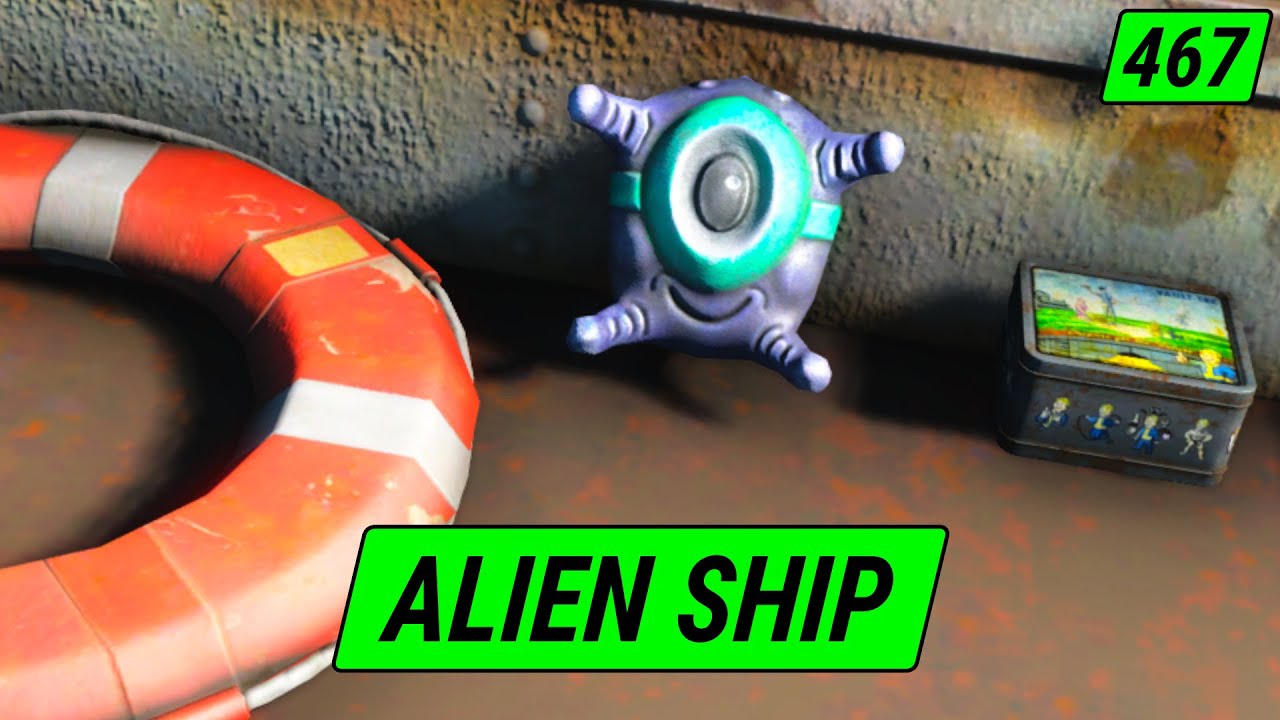 Hidden Alien Ship | Fallout 4 Unmarked | Ep. 467 - YouTube