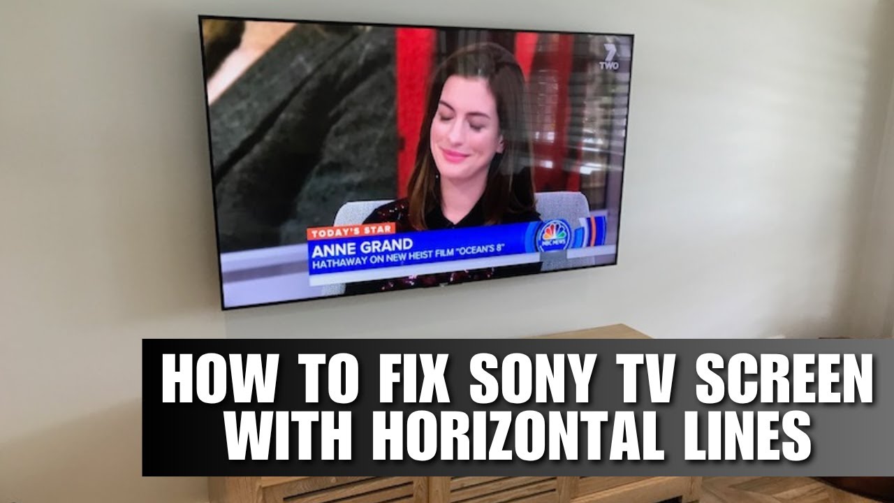 How To Fix Sony TV Screen With Horizontal Lines (Easy Guide) - YouTube