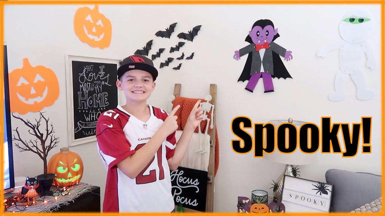 Decorating For Halloween - YouTube