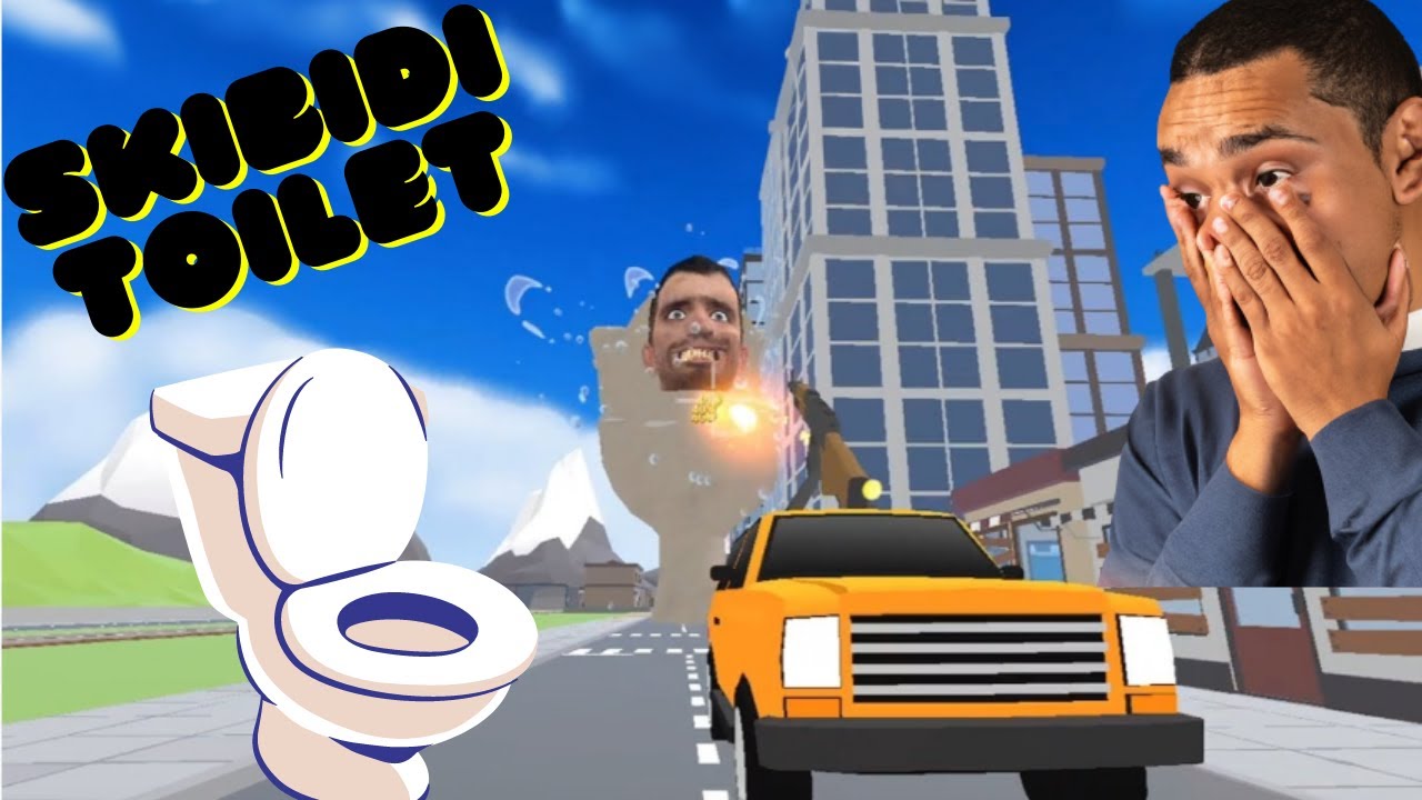 skibidi toilet vs car #skibiditoilet #car #scary - YouTube