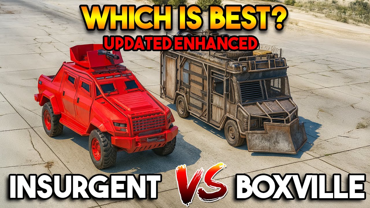 GTA 5 ENHANCED : INSURGENT PICKUP CUSTOM VS ARMORED BOXVILLE (WHICH IS ...