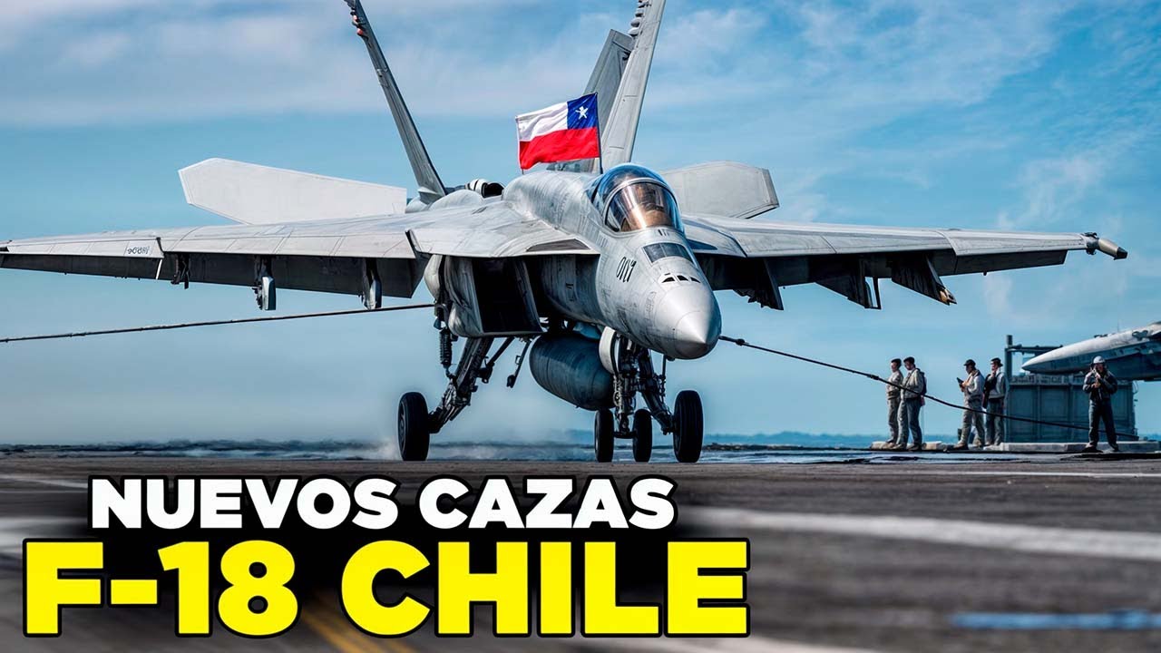 Los 32 nuevos CAZAS F-18 para la fuerza aérea chilena - YouTube