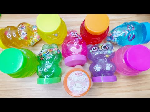 ASMR Slime Mix | Relaxing Water Slime Flow & Stretch Sounds
