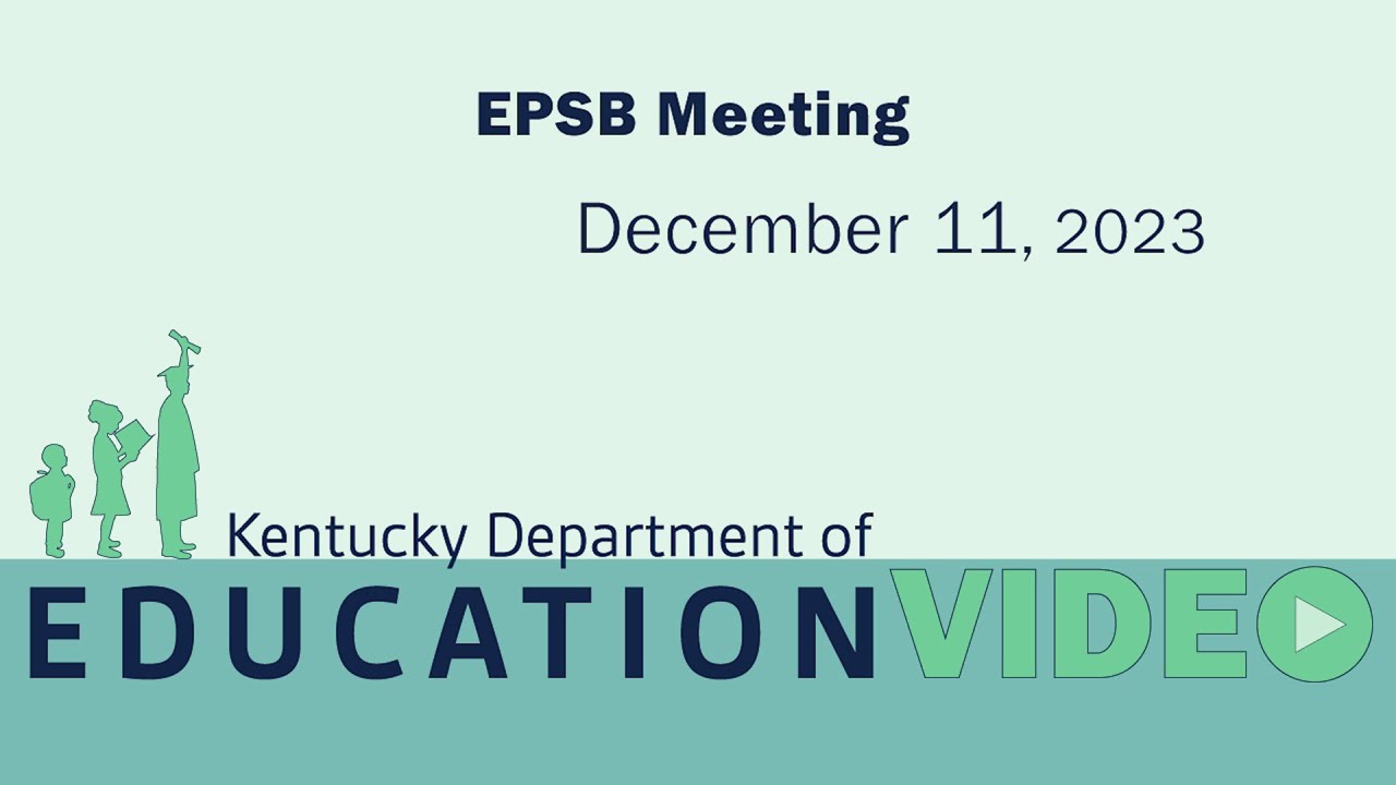 EPSB Meeting - December 11, 2023 - YouTube