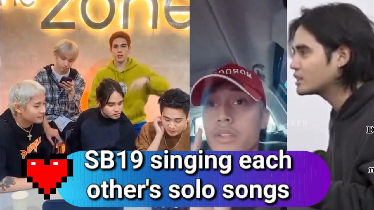 COMPILATION OF SB19 SINGING EACH OTHER'S SOLO SONGS - YouTube