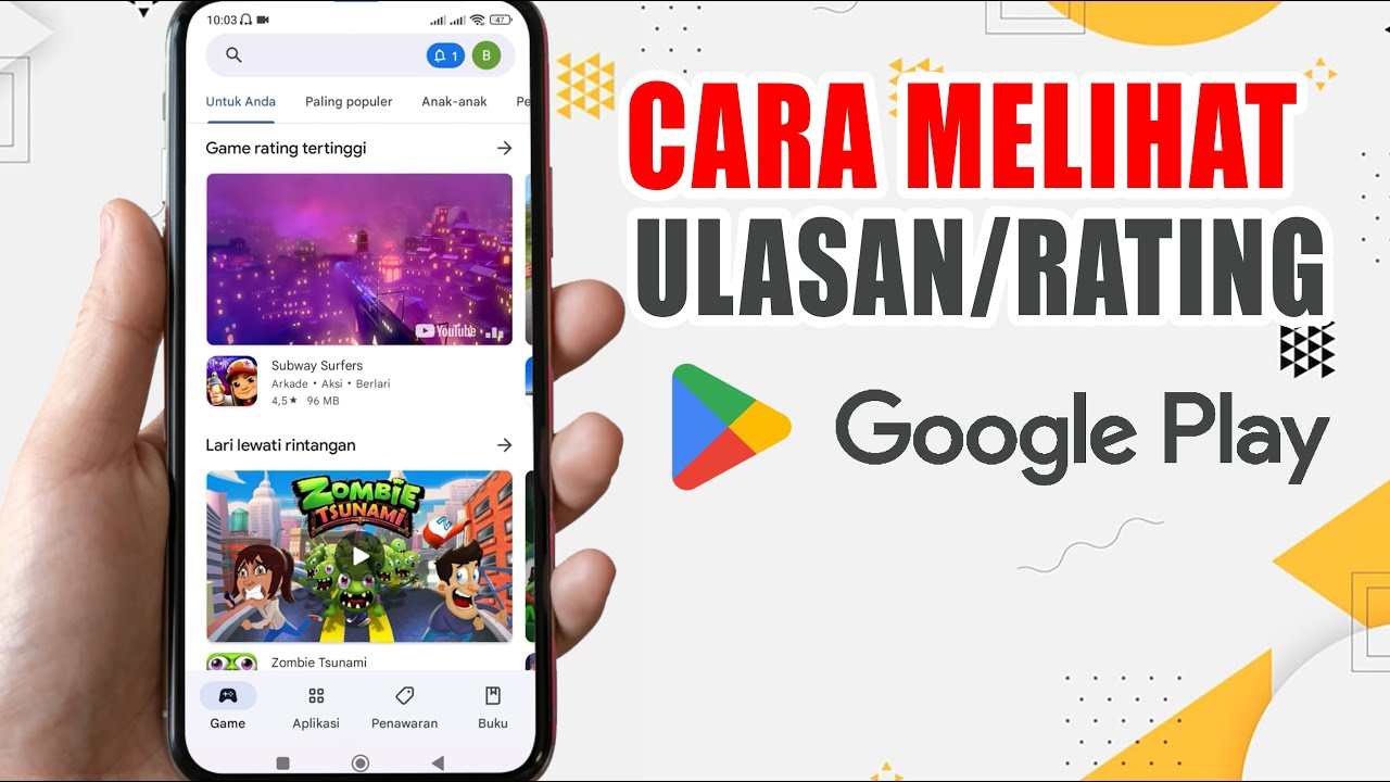 Cara Melihat Ulasan Kita Di Play Store - YouTube
