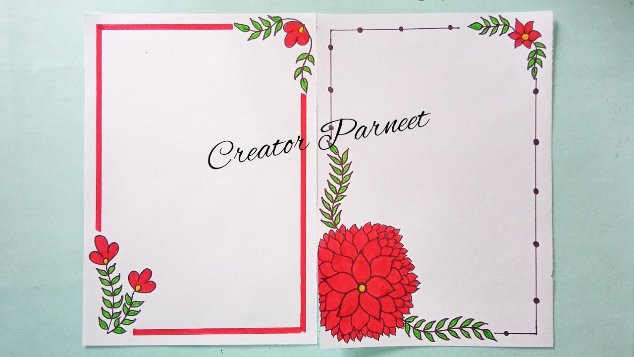 New Border design / Project design/ Front page design / Portfolio ...