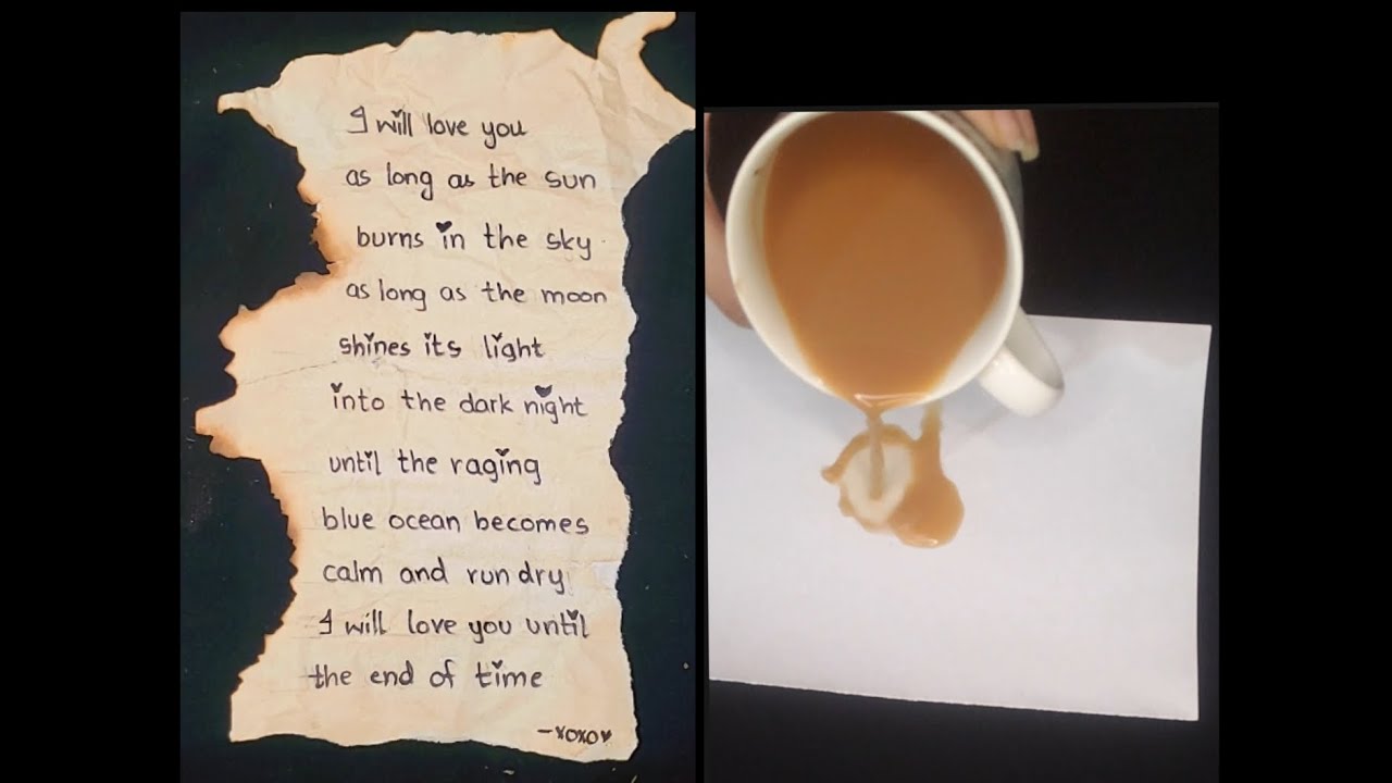 Cute Vintage Love Note Gift Idea #diy #viral #trending #easy #craft # ...