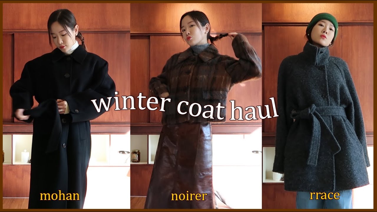 신상 디자이너브랜드 코트 8종리뷰 ☃️ 롱코트하프코트크롭코트 캐시미어 울코트 모음집🥨 귀엽고 예쁜 겨울코트코디 Youtube