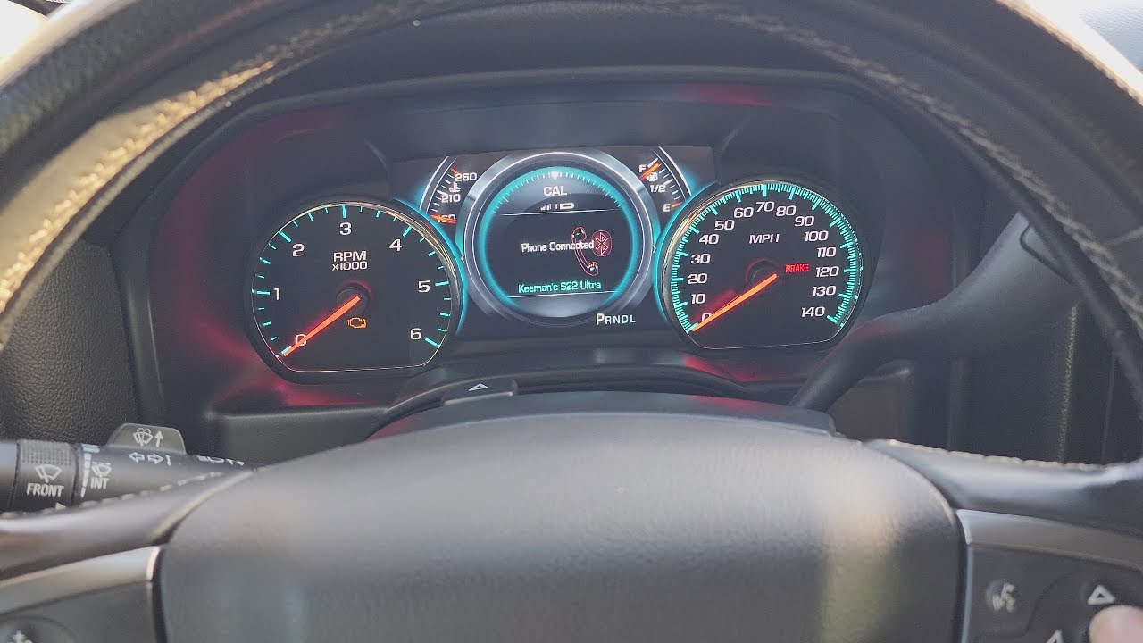 Silverado z71 Cluster Upgraded to GMC Denali Cluster - YouTube