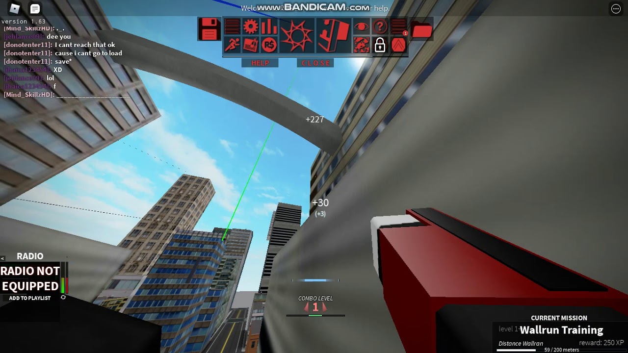 How To Complete Mission (Wall Run) In Roblox Parkour - YouTube
