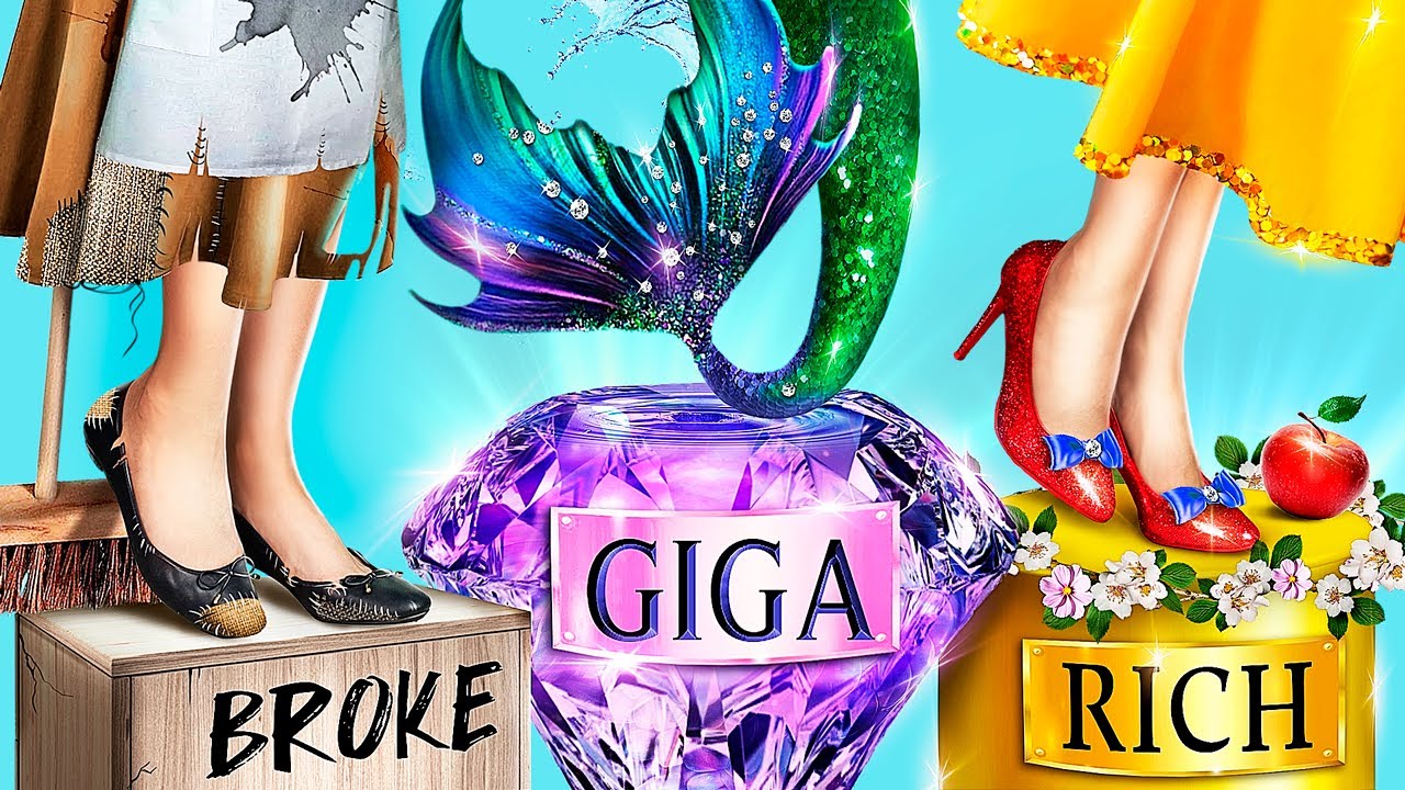 Fille Fauchée Humiliée Au Bal De Fin D'Année ! Princesses Pauvre VS ...