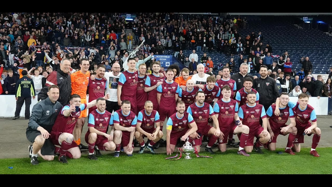 HAMPDEN HEROES CELEBRATE CUPAR HEARTS' MAIDEN CUP TRIUMPH - Cupar ...