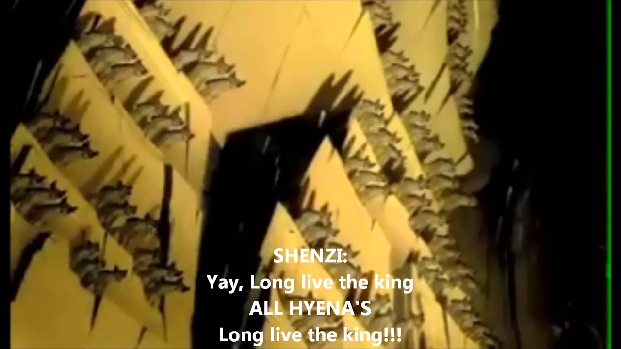 Be Prepared - Lion King (Lyrics) - YouTube
